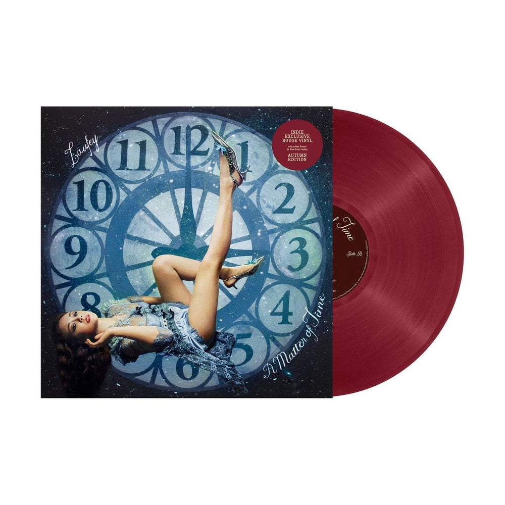 LAUFEY - A MATTER OF TIME - INDIE EXCLUSIVE AUTUMN EDITION - ROUGE RED – Rock & Roll Hall of ...