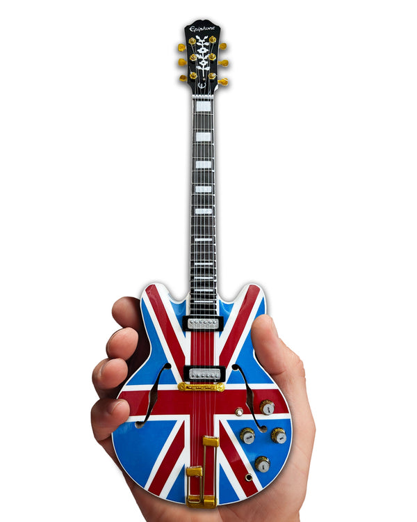 EPIPHONE - UNION JACK SHERATON - MINI GUITAR – Rock & Roll Hall of Fame ...
