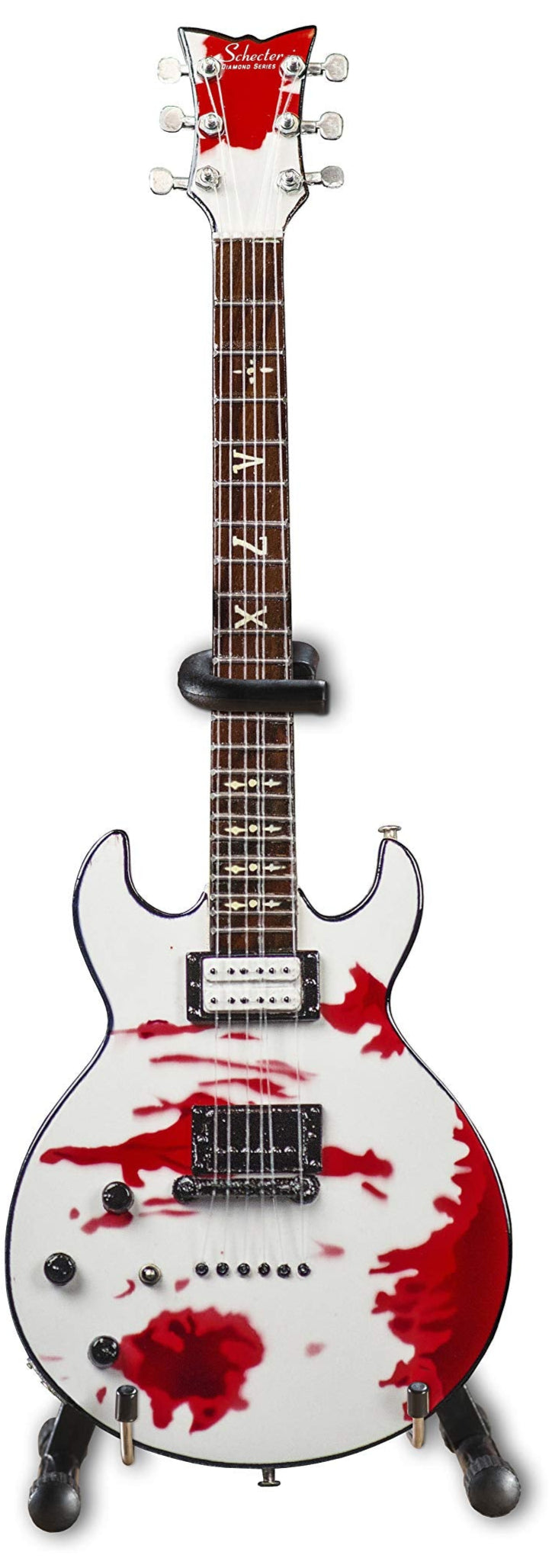 AVENGED SEVENFOLD - ZACKY VENGEANCE - BLOOD SPLAT SCHECTER - MINI GUIT ...
