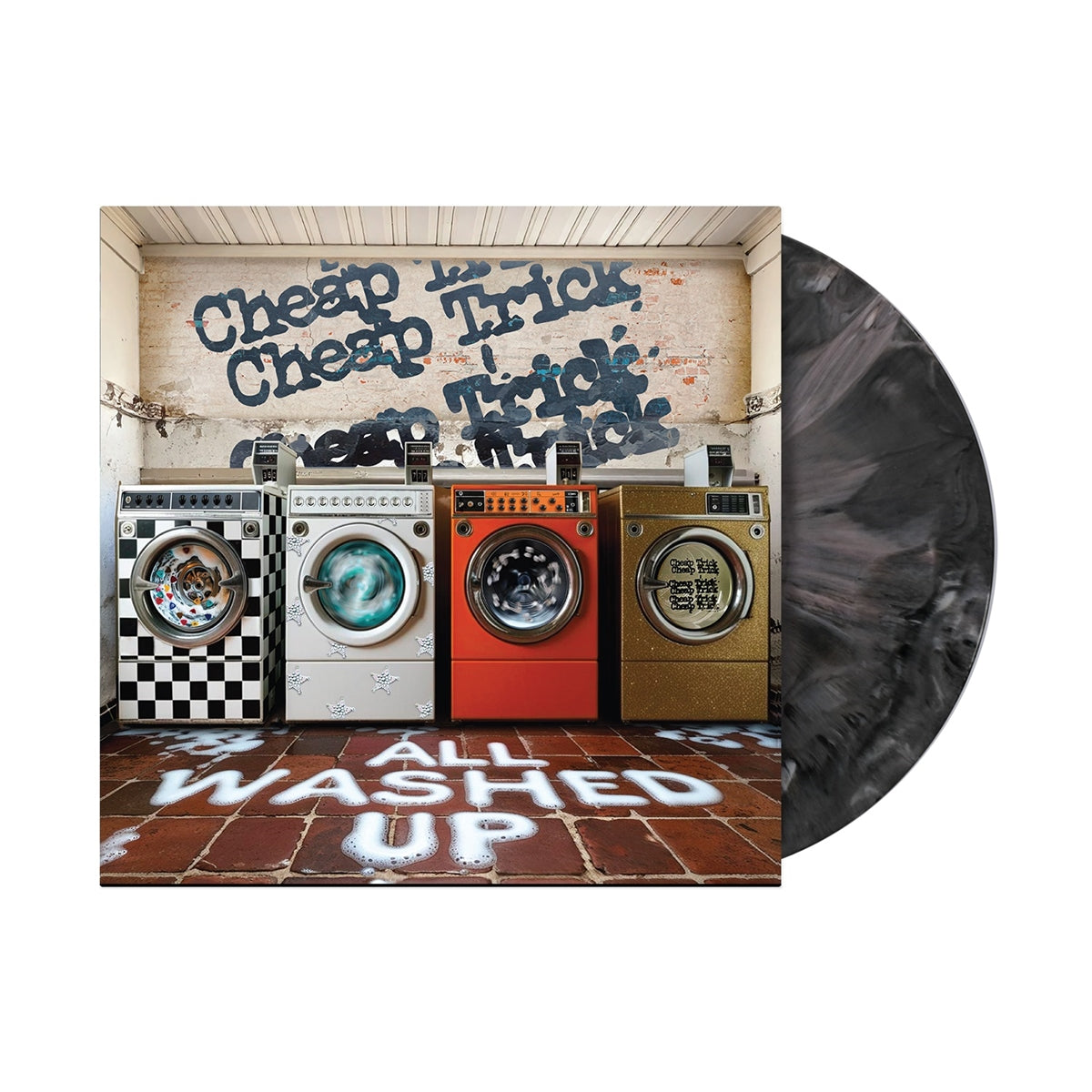 CHEAP TRICK - ALL WASHED UP - BLACK MARBLE COLOR - VINYL LP – Rock ...