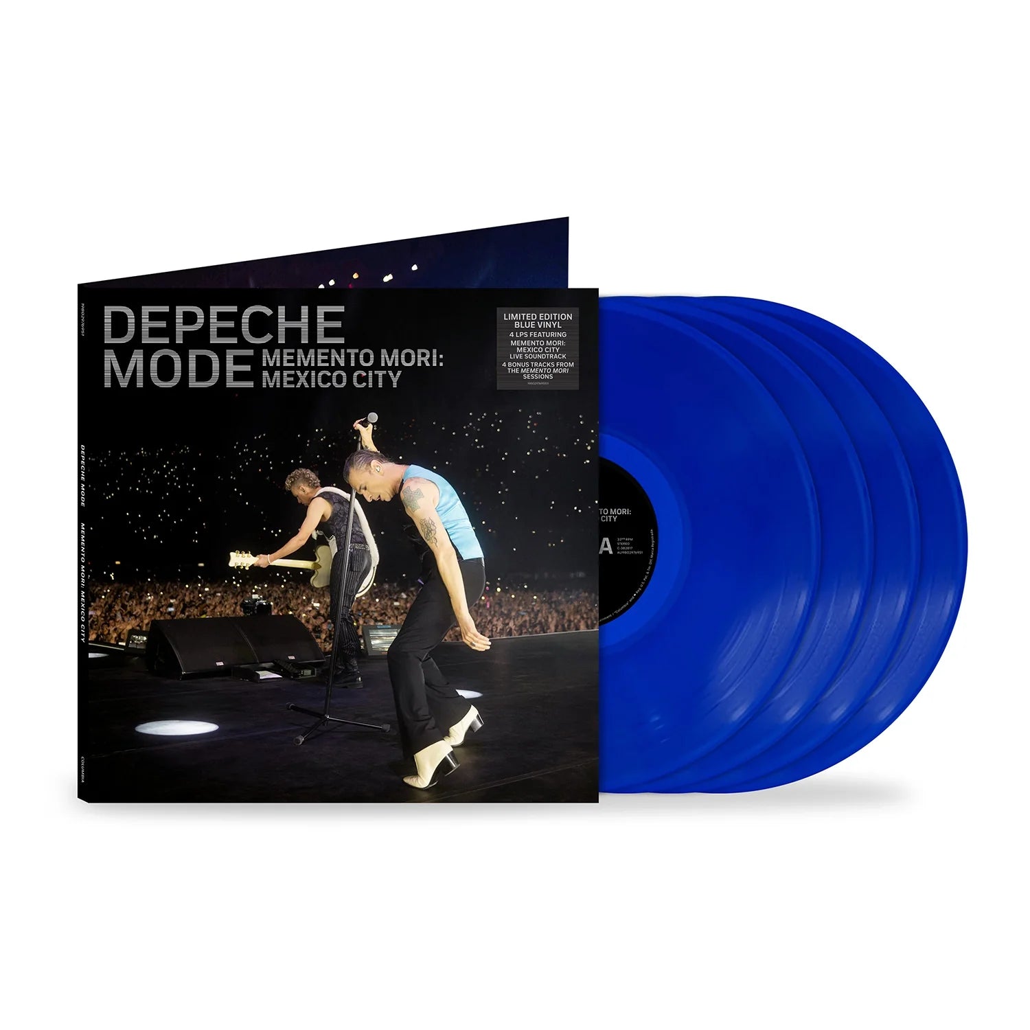 DEPECHE MODE - MEMENTO MORI: MEXICO CITY - BLUE COLOR - 4-LP - VINYL L ...