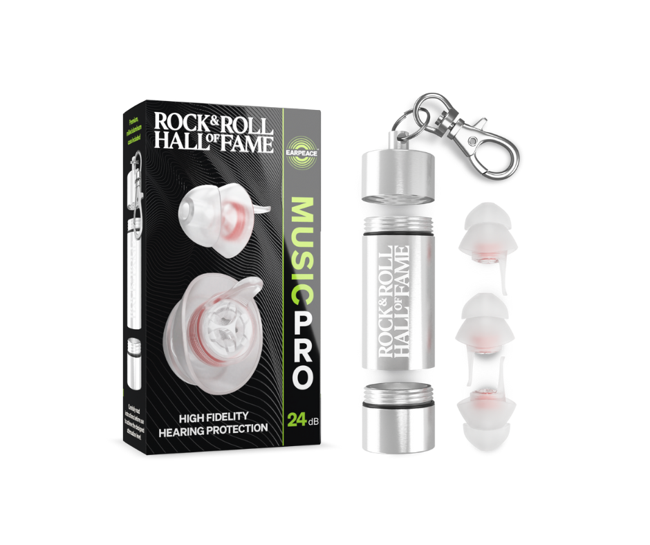 ROCK HALL X EARPEACE MUSIC PRO MAX 24dB PROTECTION EAR PLUGS – Rock ...
