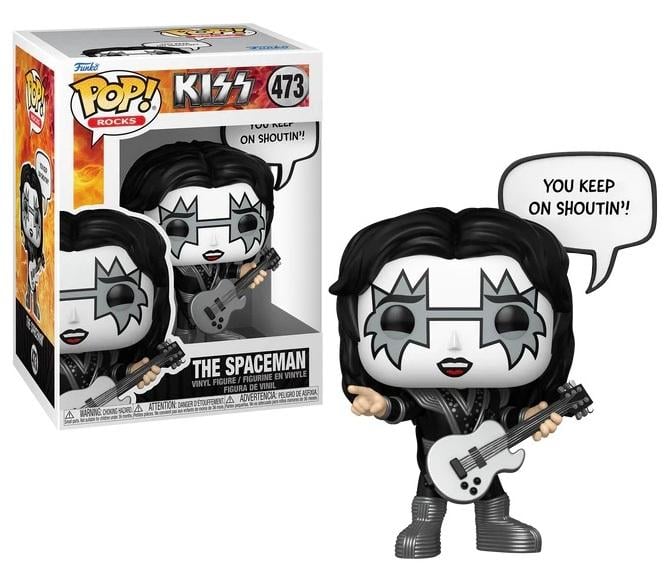KISS - THE SPACEMAN - FUNKO POP! ROCKS – Rock & Roll Hall of Fame ...