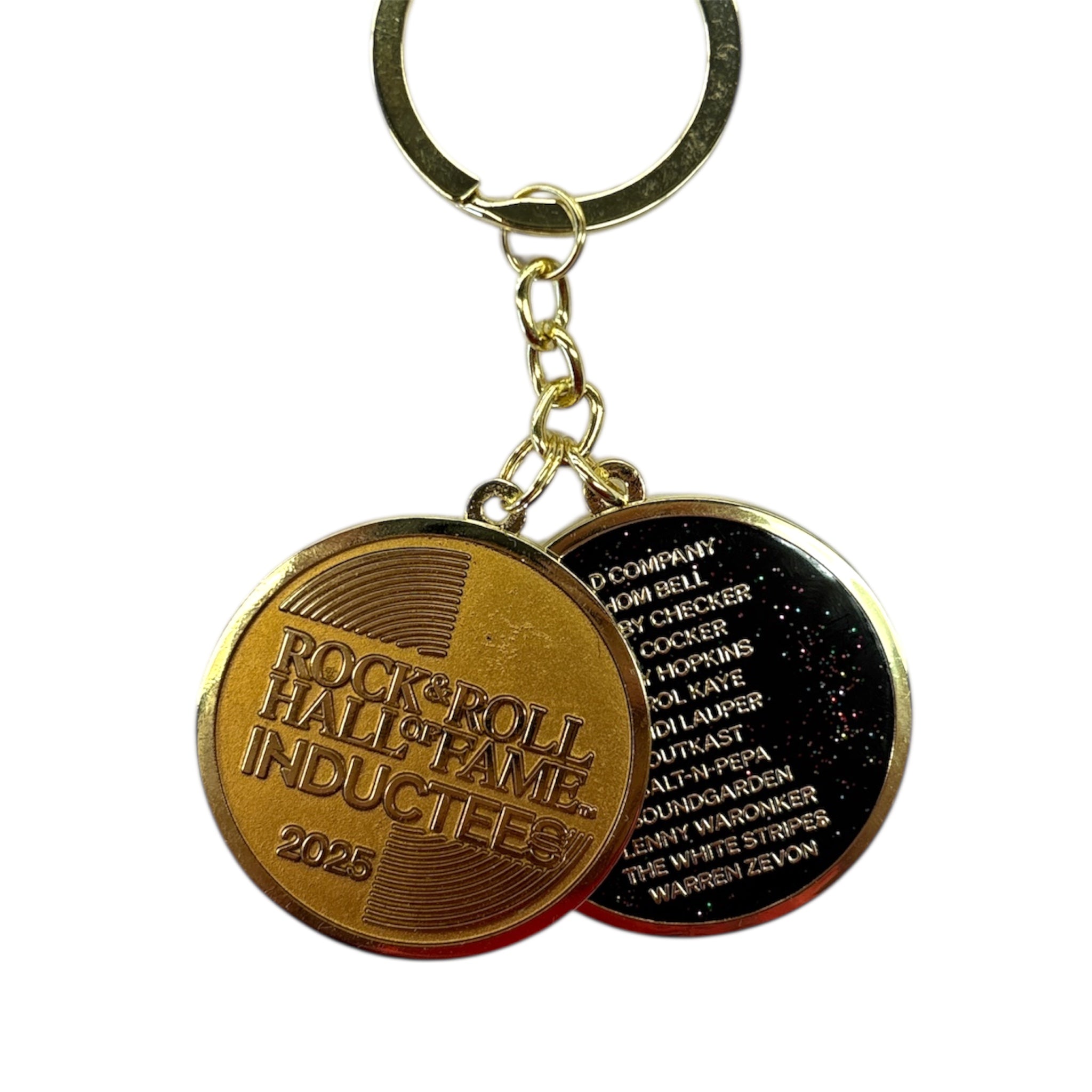 ROCK HALL 2025 - INDUCTEE KEYRING – Rock & Roll Hall of Fame Museum Store