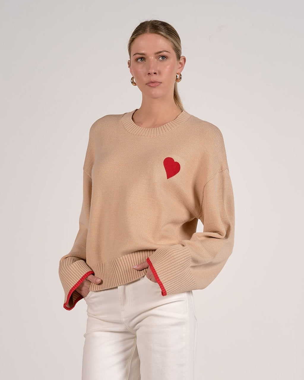 HEART SWEATER BY ELAN – Rock & Roll Hall of Fame Museum Store
