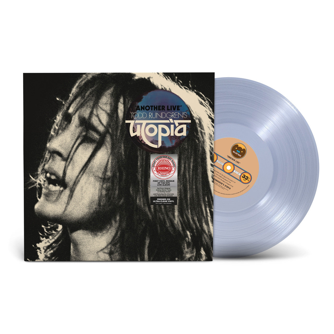 TODD RUNDGREN'S UTOPIA - ANOTHER LIVE - CLEAR COLOR - VINYL LP – Rock ...