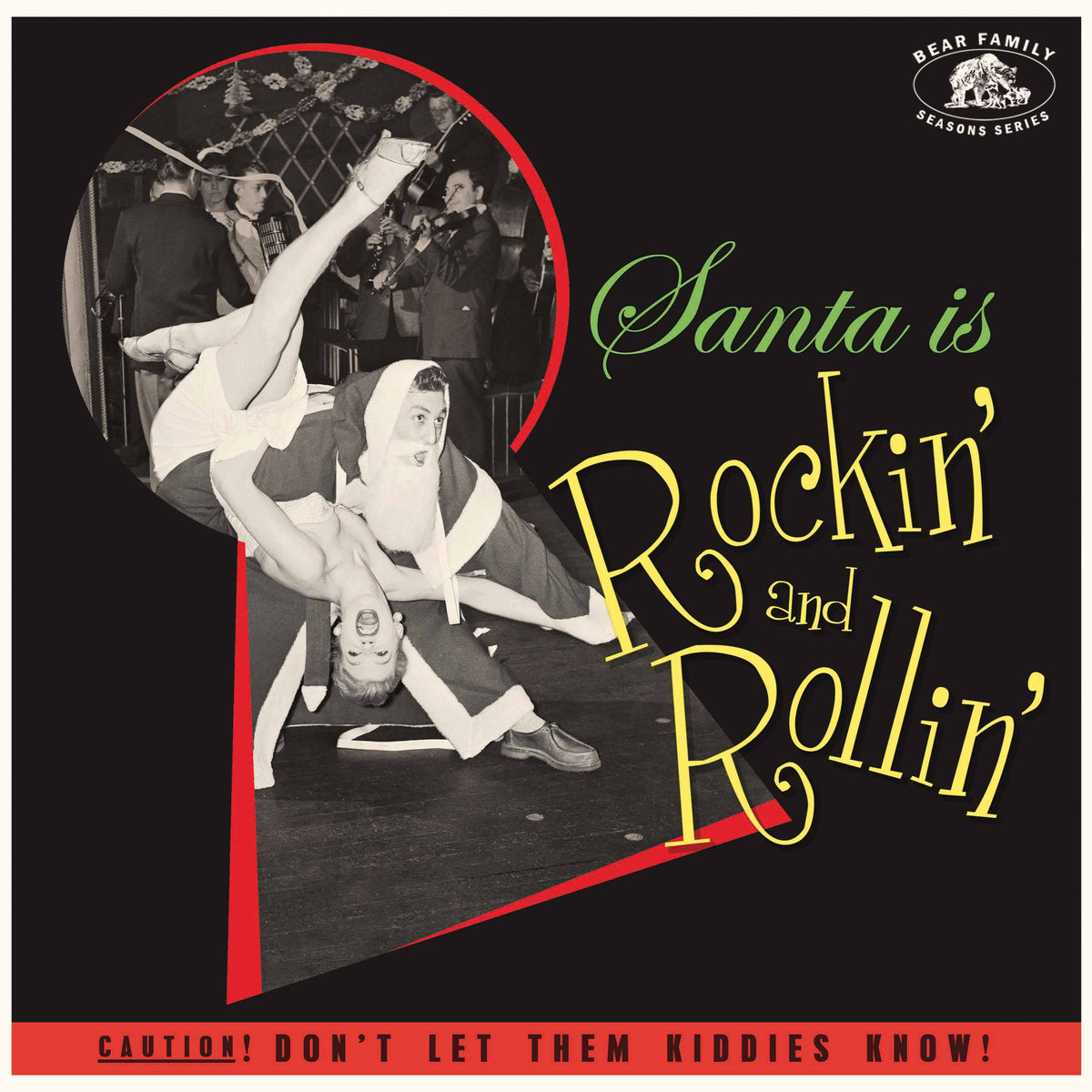 VARIOUS ARTISTS - SANTA IS ROCKIN' AND ROLLIN' - RED COLOR - VINYL LP ...