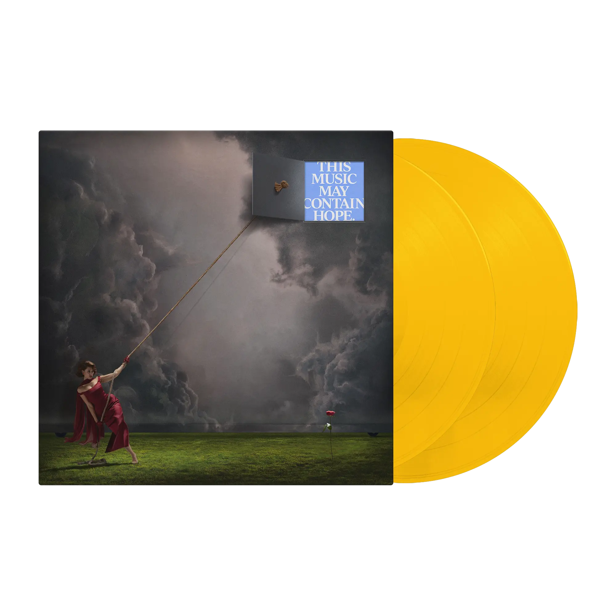 RAYE - THIS MUSIC MAY CONTAIN HOPE - YELLOW COLOR - 2-LP - VINYL LP ...