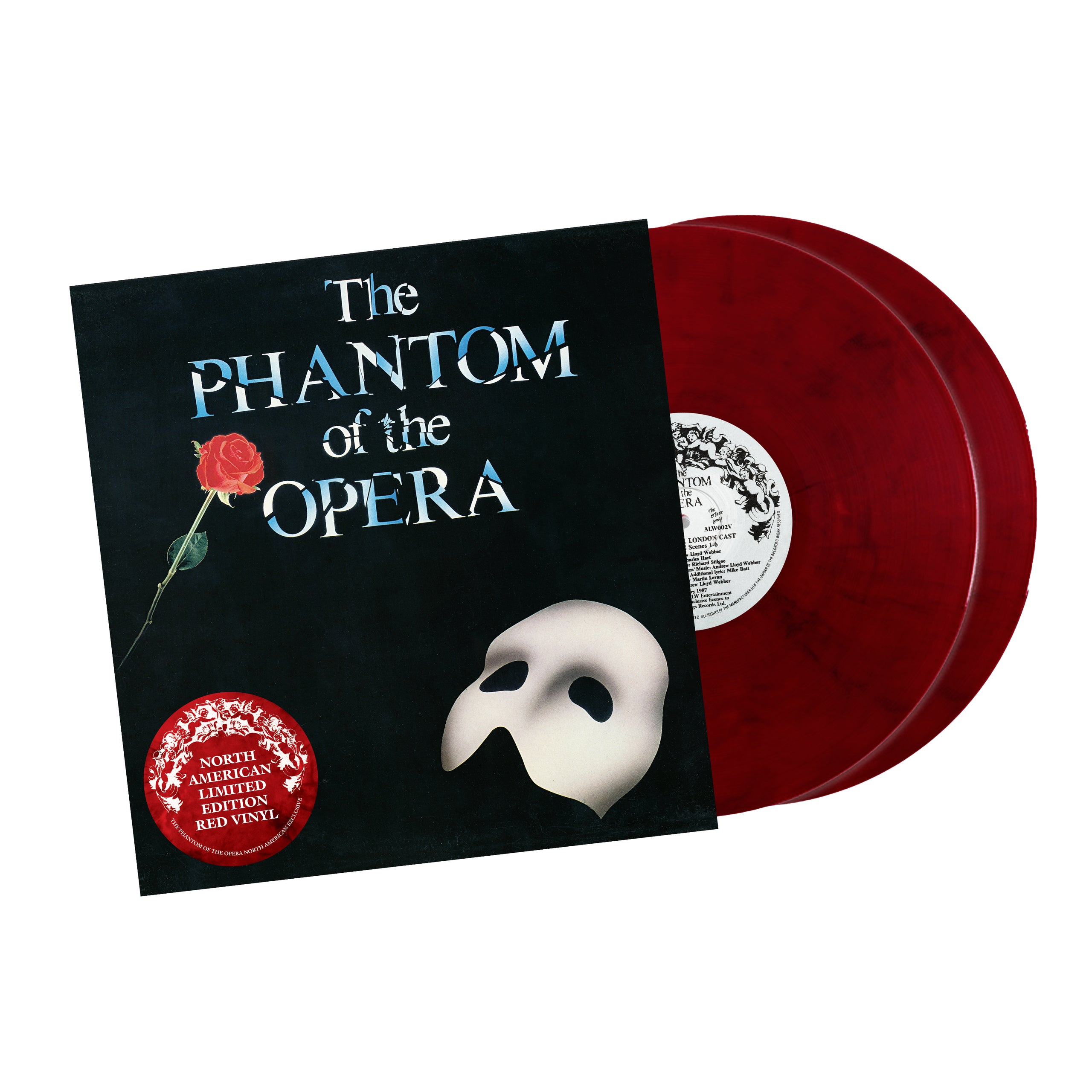 ORIGINAL CAST RECORDING - THE PHANTOM OF THE OPERA - RED COLOR - VINYL ...